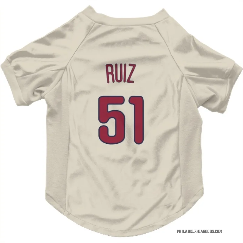Carlos Ruiz Pet Jersey | Authentic Philadelphia Phillies Carlos Ruiz ...