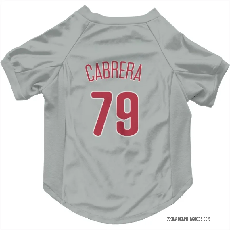 Jean Cabrera Pet Jersey | Authentic Philadelphia Phillies Jean Cabrera ...