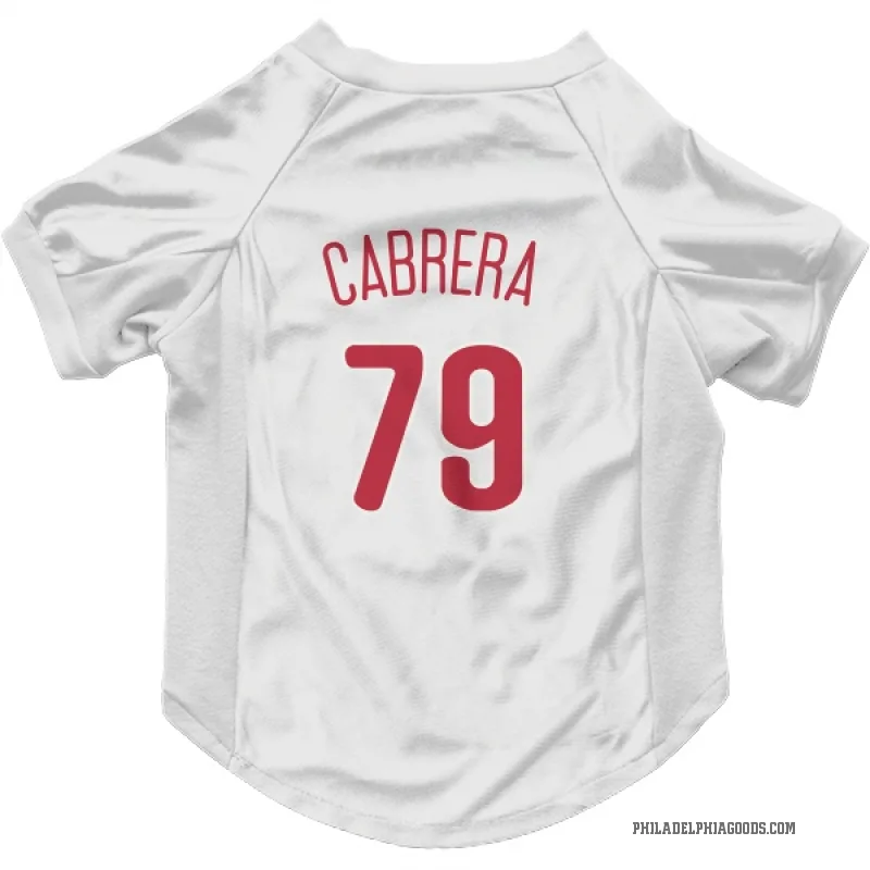 Jean Cabrera Pet Jersey | Authentic Philadelphia Phillies Jean Cabrera ...