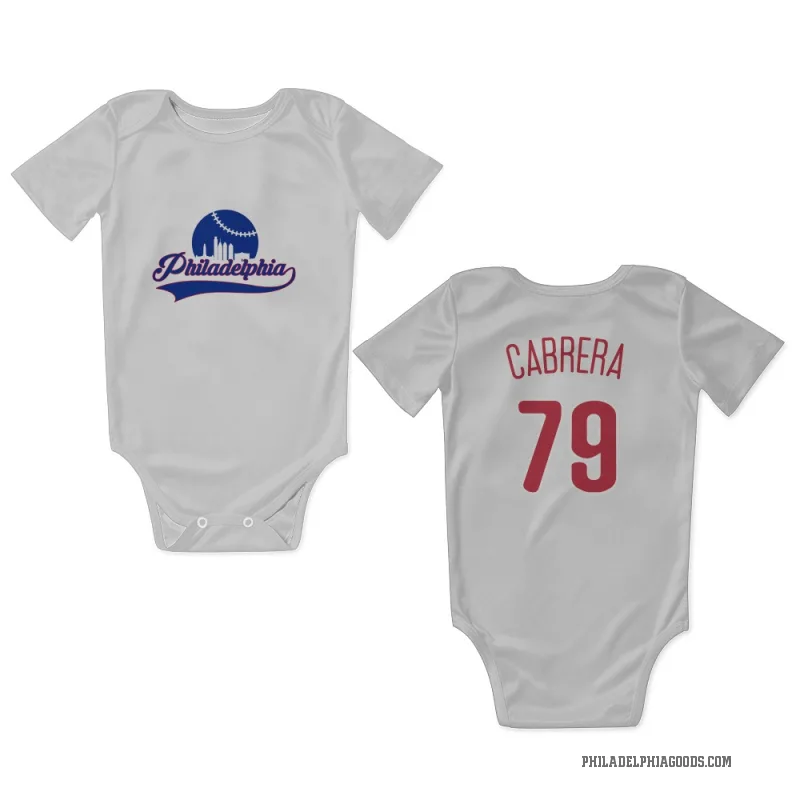Jean Cabrera Bodysuit | Authentic Philadelphia Phillies Jean Cabrera ...