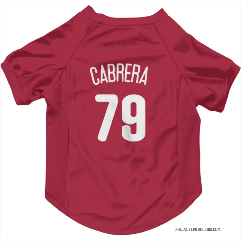 Jean Cabrera Pet Jersey | Authentic Philadelphia Phillies Jean Cabrera ...