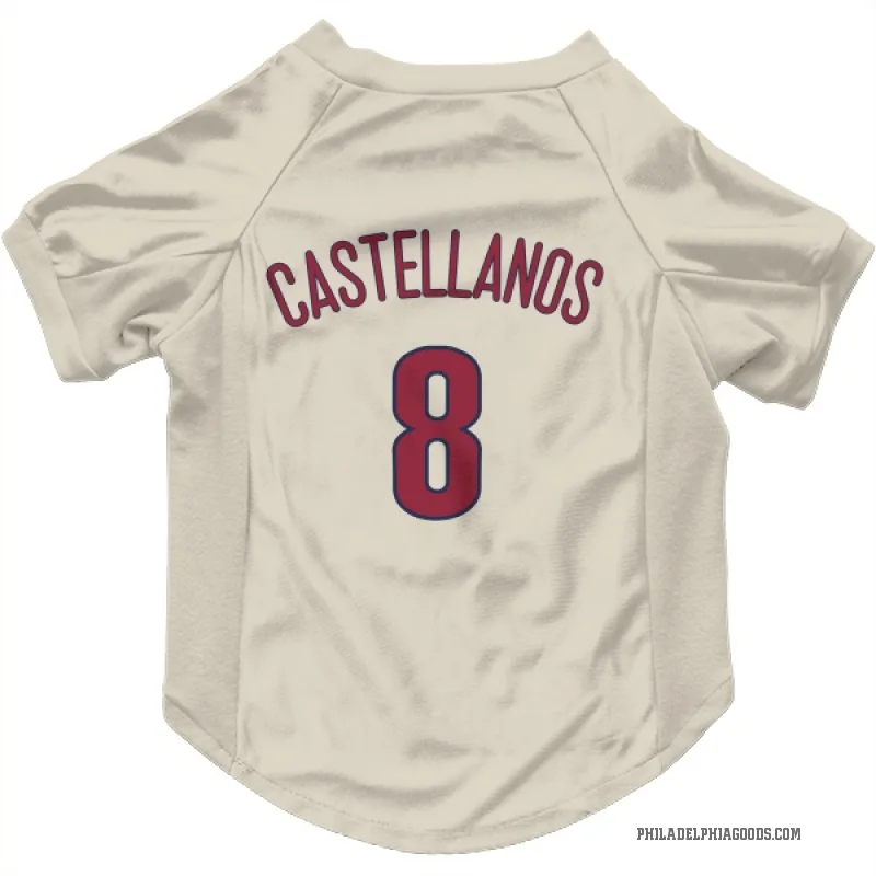 Nick Castellanos Pet Jersey | Authentic Philadelphia Phillies Nick ...