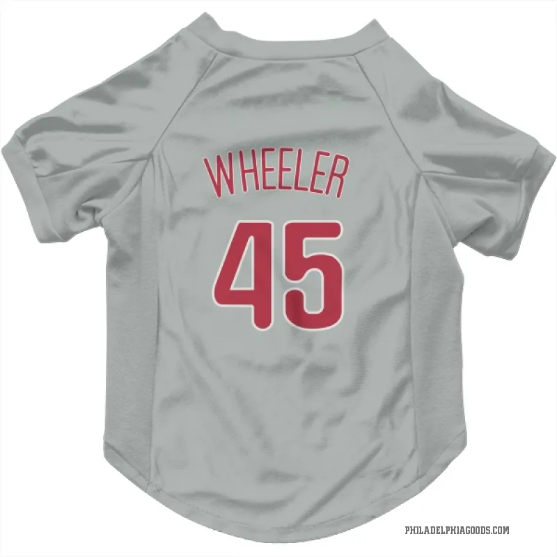 Zack Wheeler Pet Jersey | Authentic Philadelphia Phillies Zack Wheeler ...